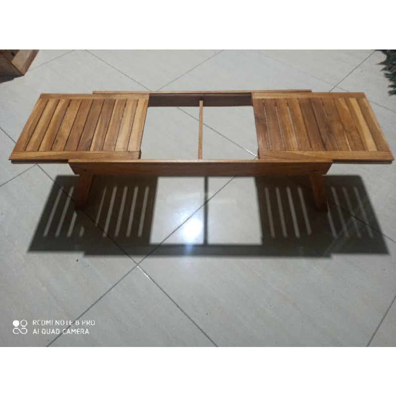 Jual meja camping meja sliding lipat kayu jati meja belajar meja ...