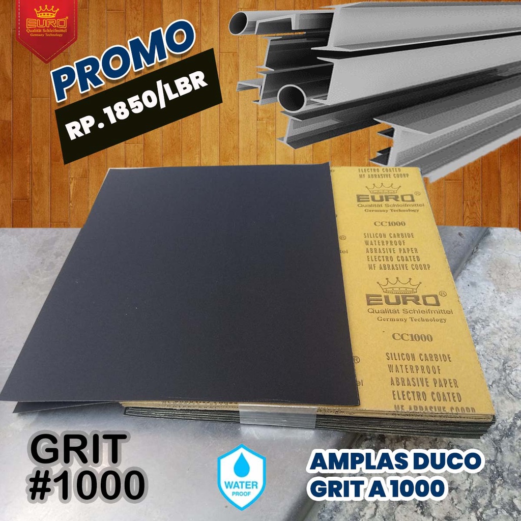 Jual Amplas Lembaran Duco grit 1500 & 2000 halus perlembar | Shopee ...