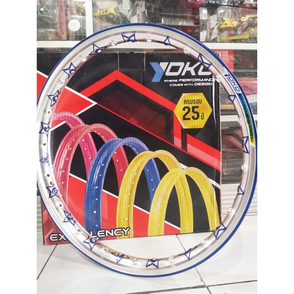 Jual Velg pelek star bintang yoko Thailand ukuran 140" ring 17 | Shopee ...