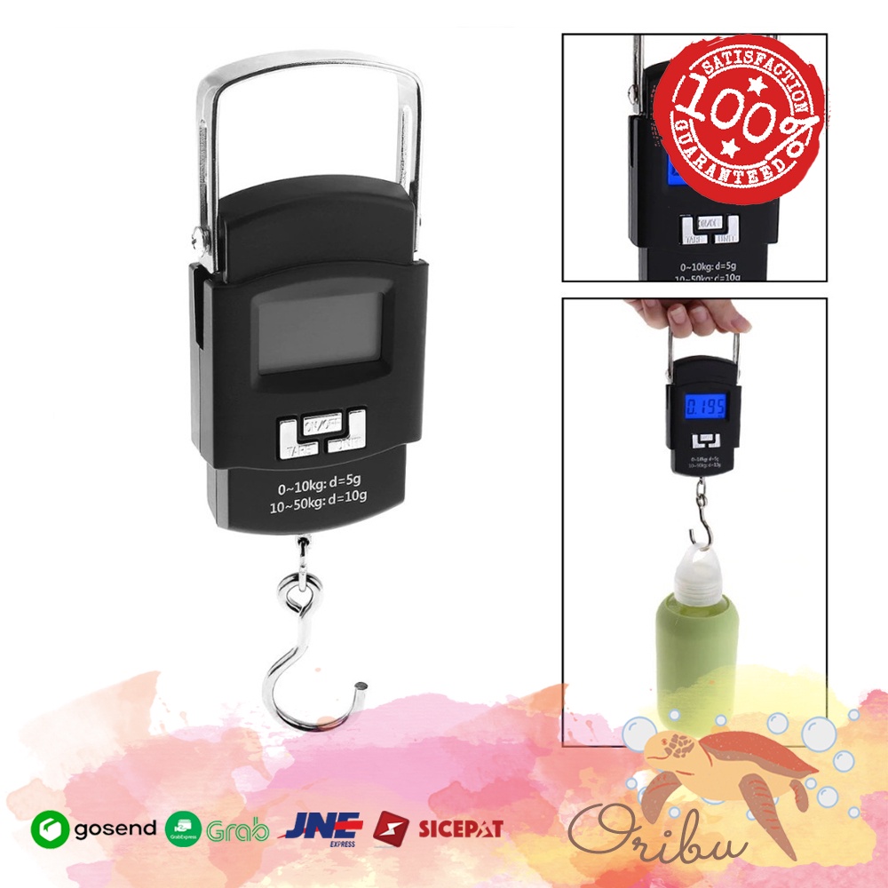 Jual TIMBANGAN DIGITAL GANTUNG 50KG PORTABLE TRAVELLING SCALES | Shopee Indonesia