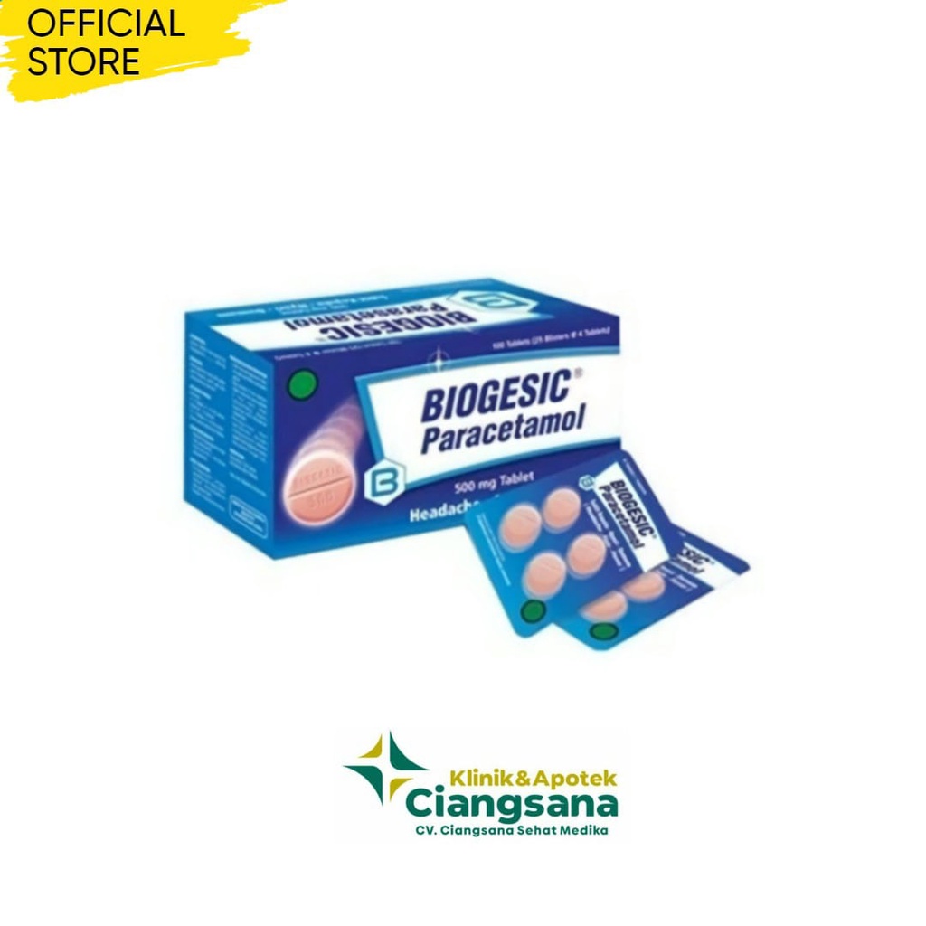 Jual BIOGESIC 1 STRIP @ 4 TABLET | Shopee Indonesia