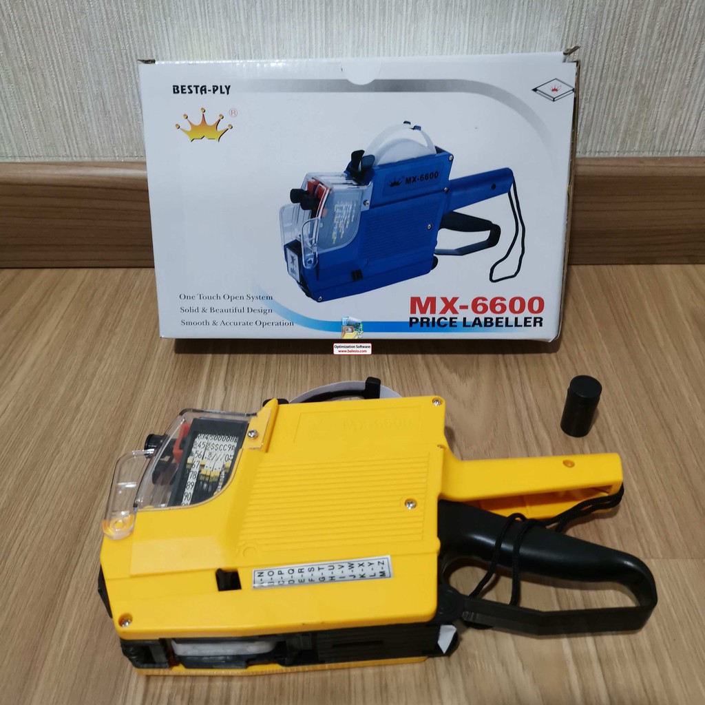 Jual Mesin label harga / Price Labeller CROWN MX-6600 | Shopee Indonesia