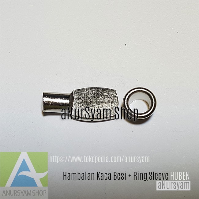 Jual Hambalan Kaca Besi + Ring Sleeve (Huben) | Shopee Indonesia