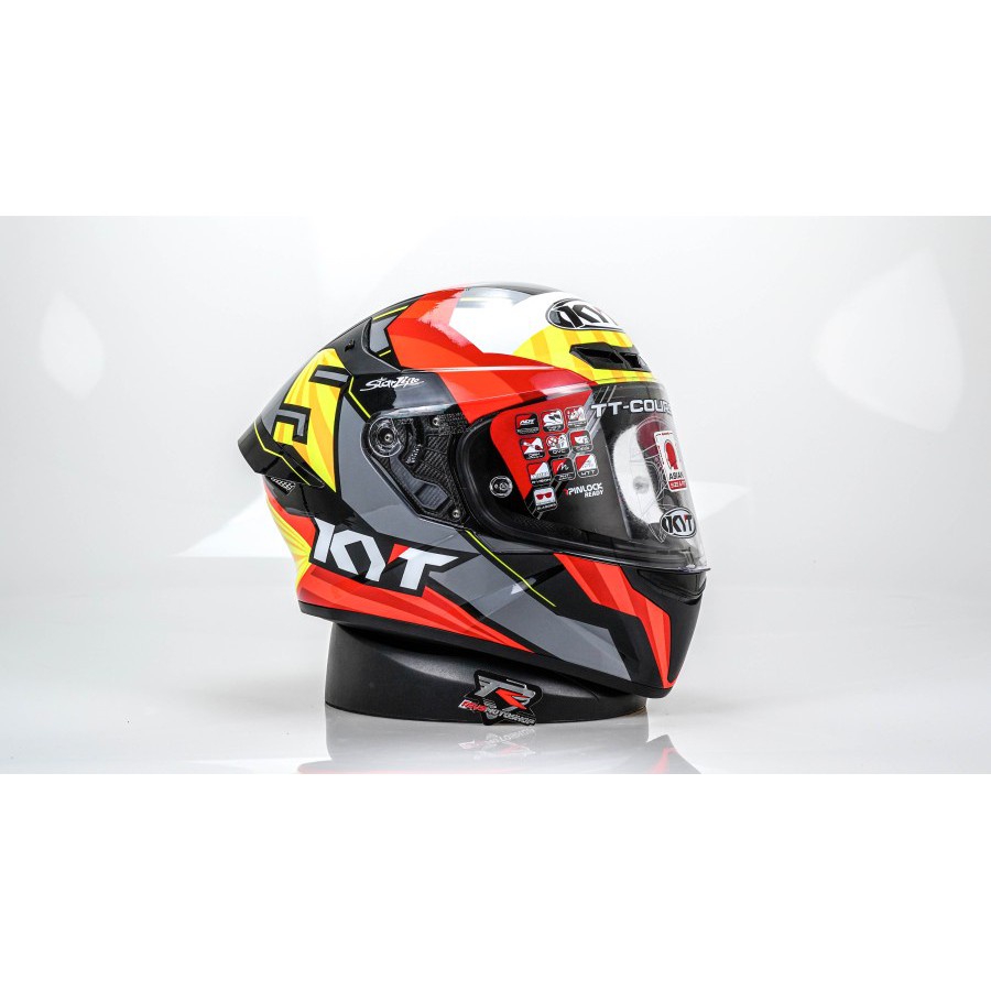 Jual diskon 50% HELM MOTOR KYT TT COURSE JAUME MASIA | Shopee Indonesia