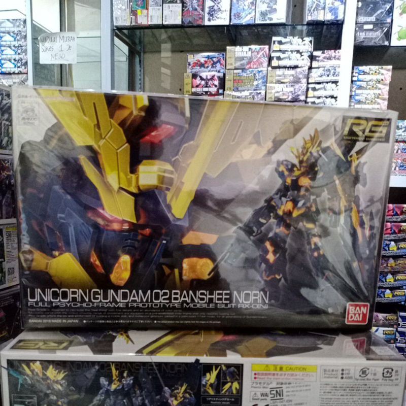 Jual GUNDAM RG 27 UNICORN 02 BANSHEE NORN 21060/61621 [ORIGINAL BANDAI ...