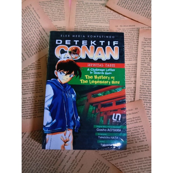 Jual Light Novel Detektif Conan A Challenge Letter to Shinichi Kudo : The Mystery of The ...
