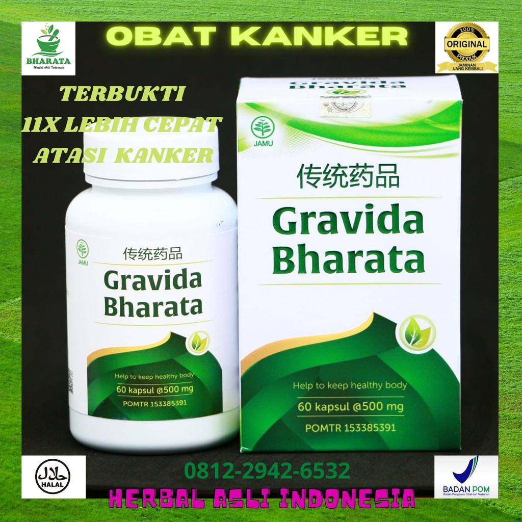 Jual GRAVIDA KAPSUL DAUN TERATAI OBAT KANKER KEMO MIOM KISTA TIROID ...