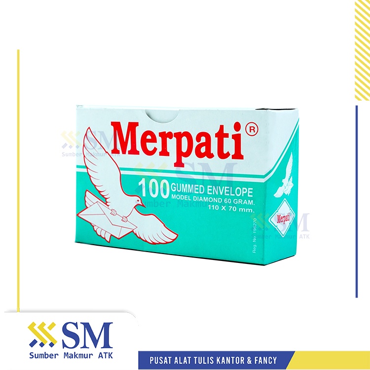 Jual AMPLOP MERPATI MINI HIJAU 110x70 60 GRAM | Shopee Indonesia
