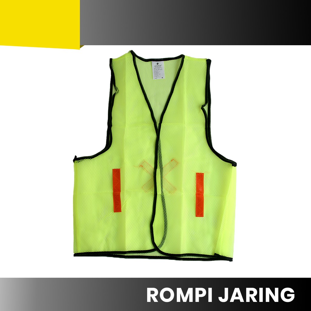 Jual Rompi Jaring / Safety vest / rompi proyek GOSAVE / THOR | Shopee ...