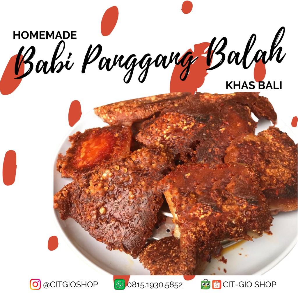 Jual BABI BALAH PANGGANG 200gr KHAS BALI HOMEMADE RESELLER RESMI ...