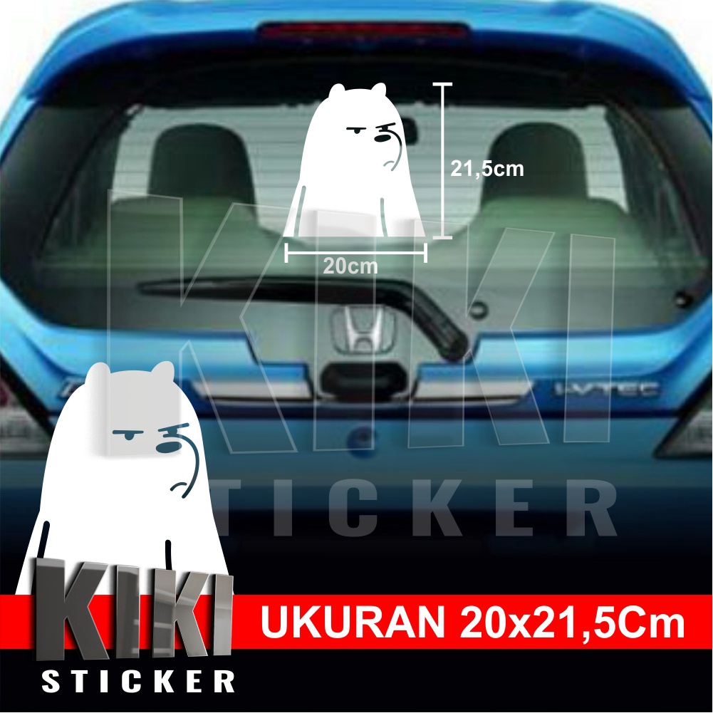 Jual CUTTING STICKER - STICKER KACA MOBIL MOTOR PINTU BODY - WE BARE ...