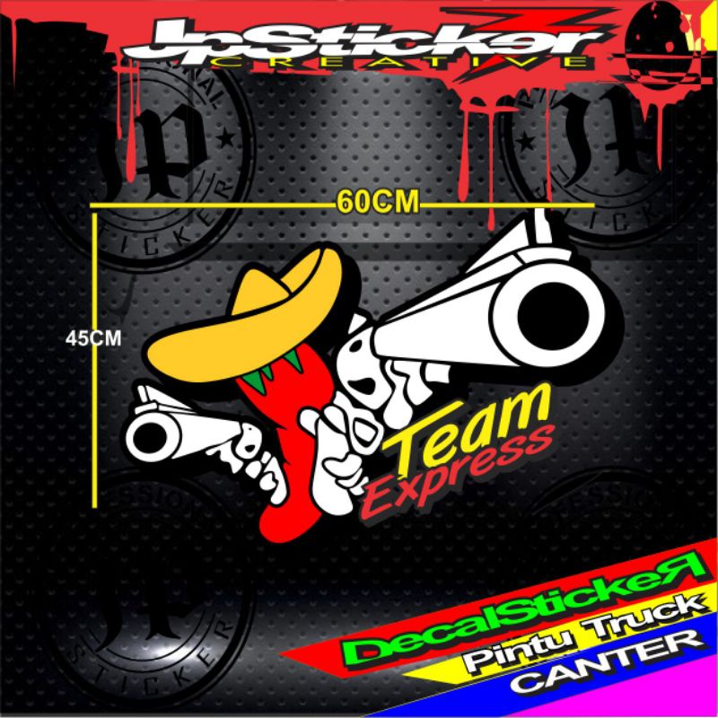 Jual Sticker mobil truck .print decalsticker truk prabowo bersaudara ...