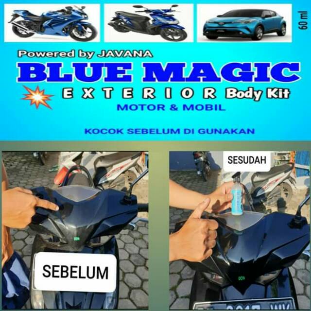Jual Blue Magic Exterior Body Kit Pengkilat Body Kit Mobil/Motor ...