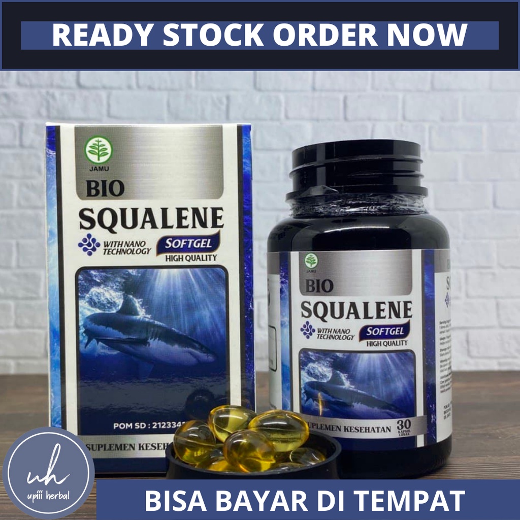 Jual BIO SQUALENE - 100 % ORIGINAL SUDAH BPOM & HALAL MUI - MINYAK HATI ...
