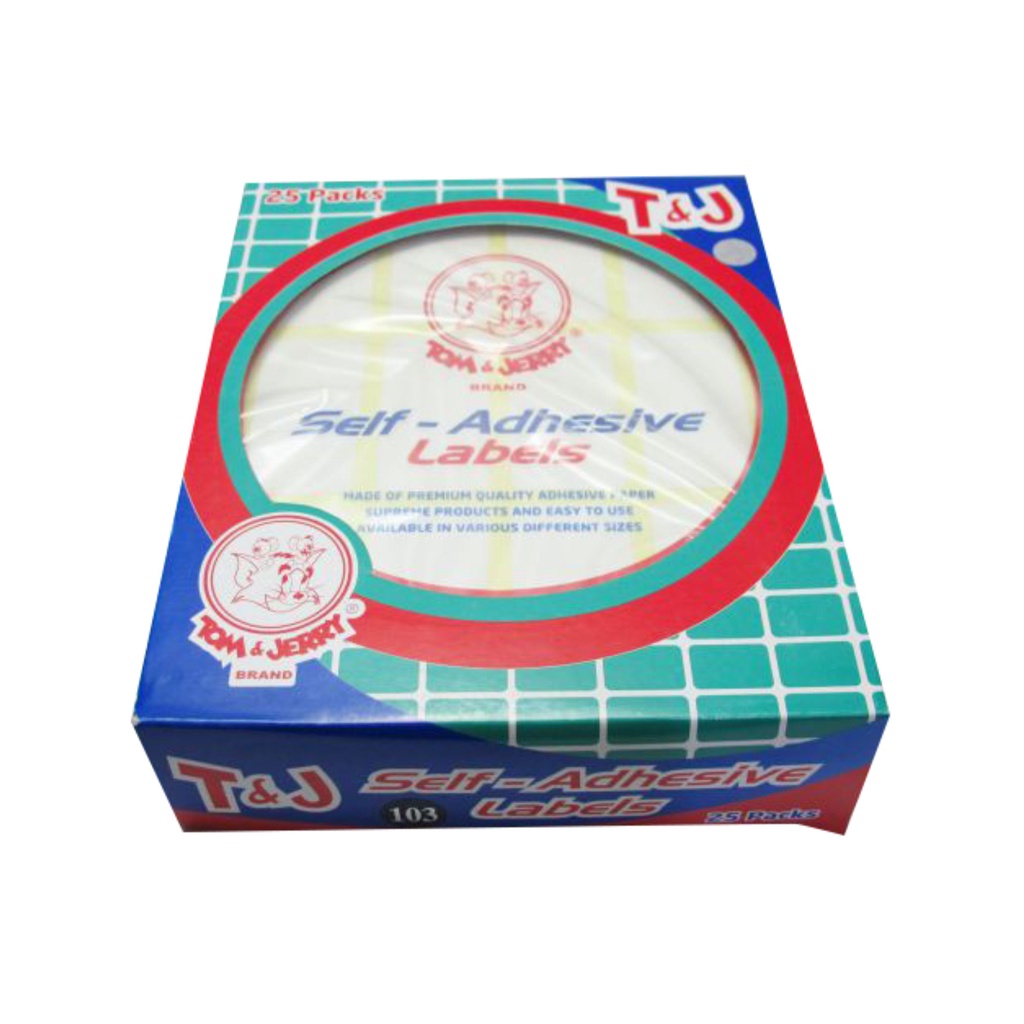 Jual Tom & Jerry / ABC Label Sticker Stiker Kertas Self Adhesive Labels ...