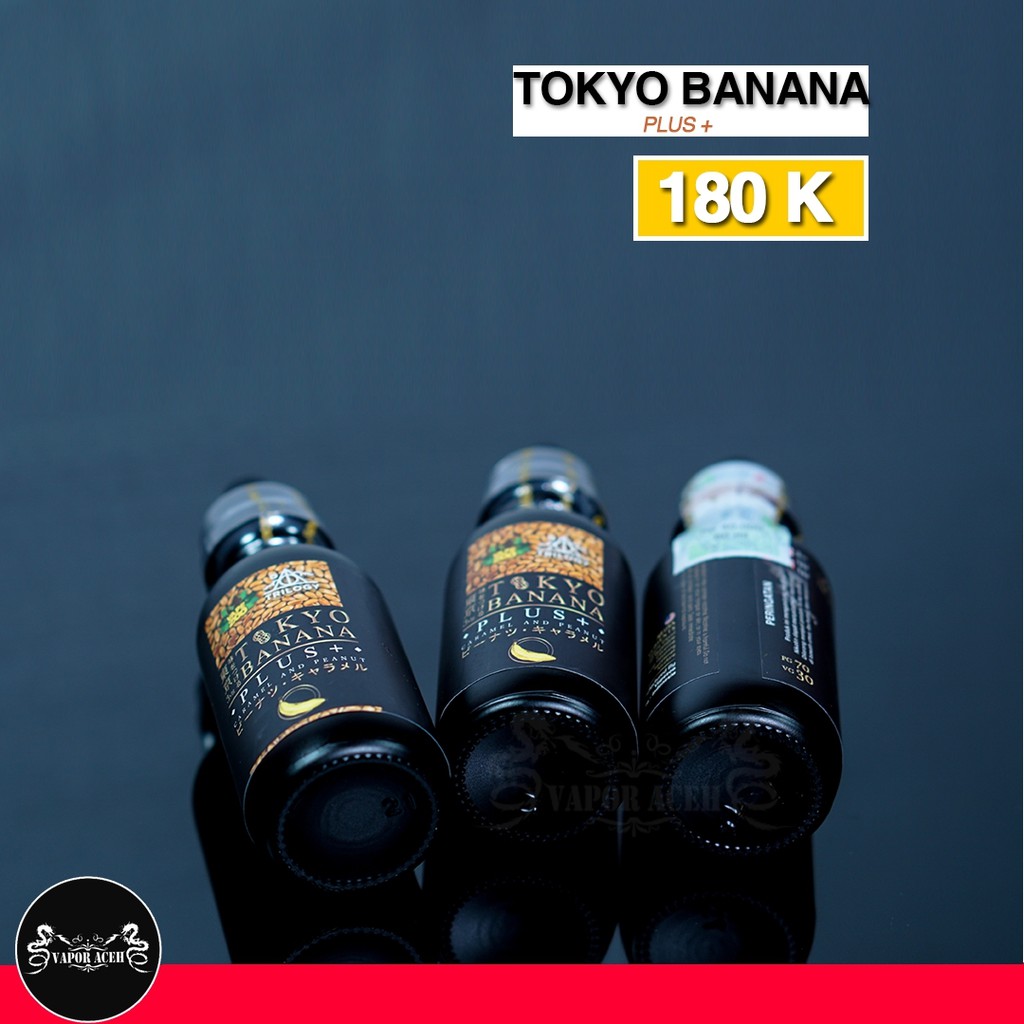 Jual LIQUID TOKYO BANANA PLUS 60ML NICOTINE 3MG BERPITA CUKAI - VAPE ...