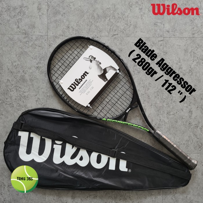 Jual Raket Tenis Wilson Aggressor 112 ( 280gr / 112" ) DWO27 | Shopee ...
