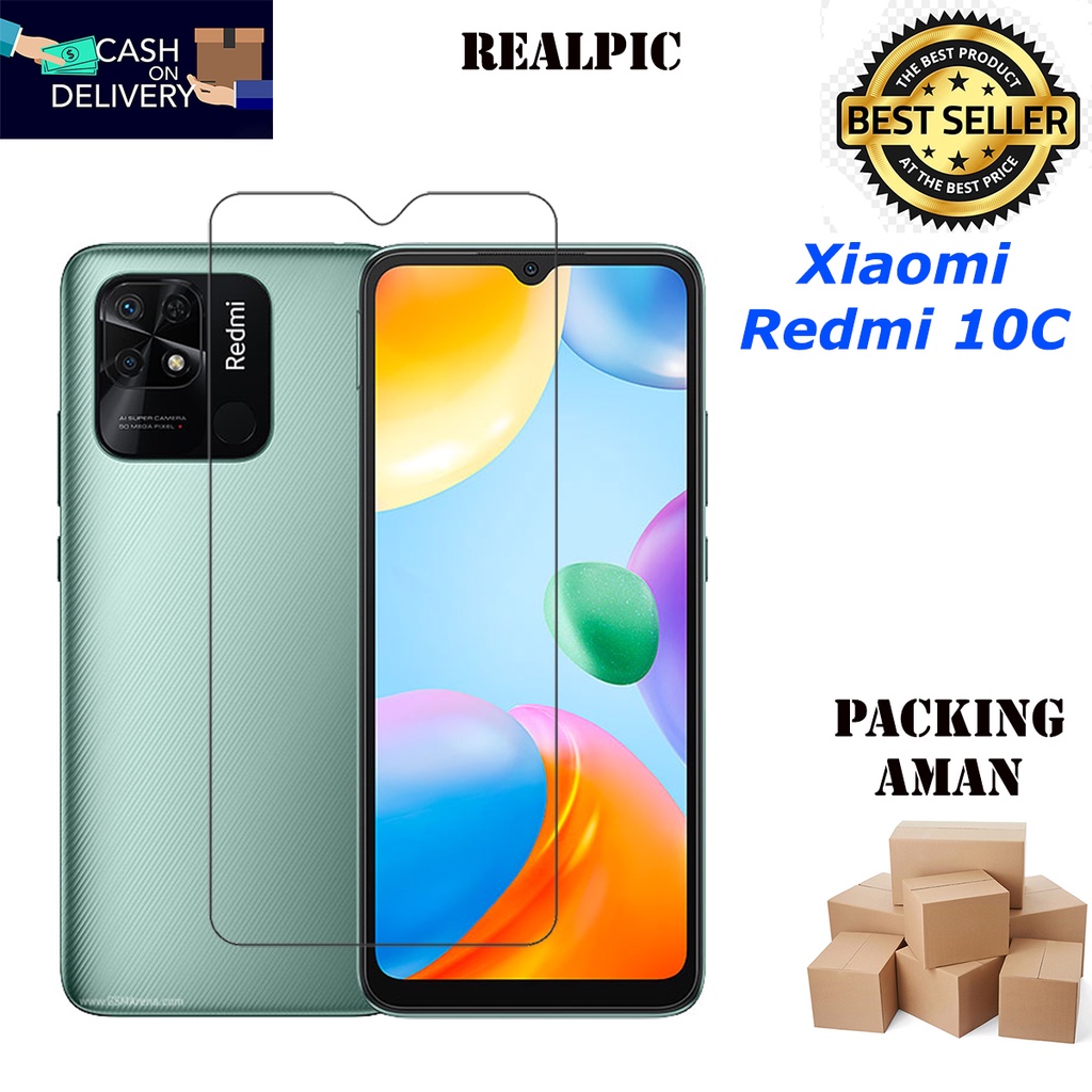 Jual Tempered Glass Xiaomi Redmi 10C Screen Protector Anti Gores ...