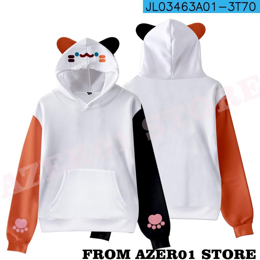 Jual Crumb Cuptoast Kitty Kleurblok Hoodie Ranboo Dream Team Smp Merch ...
