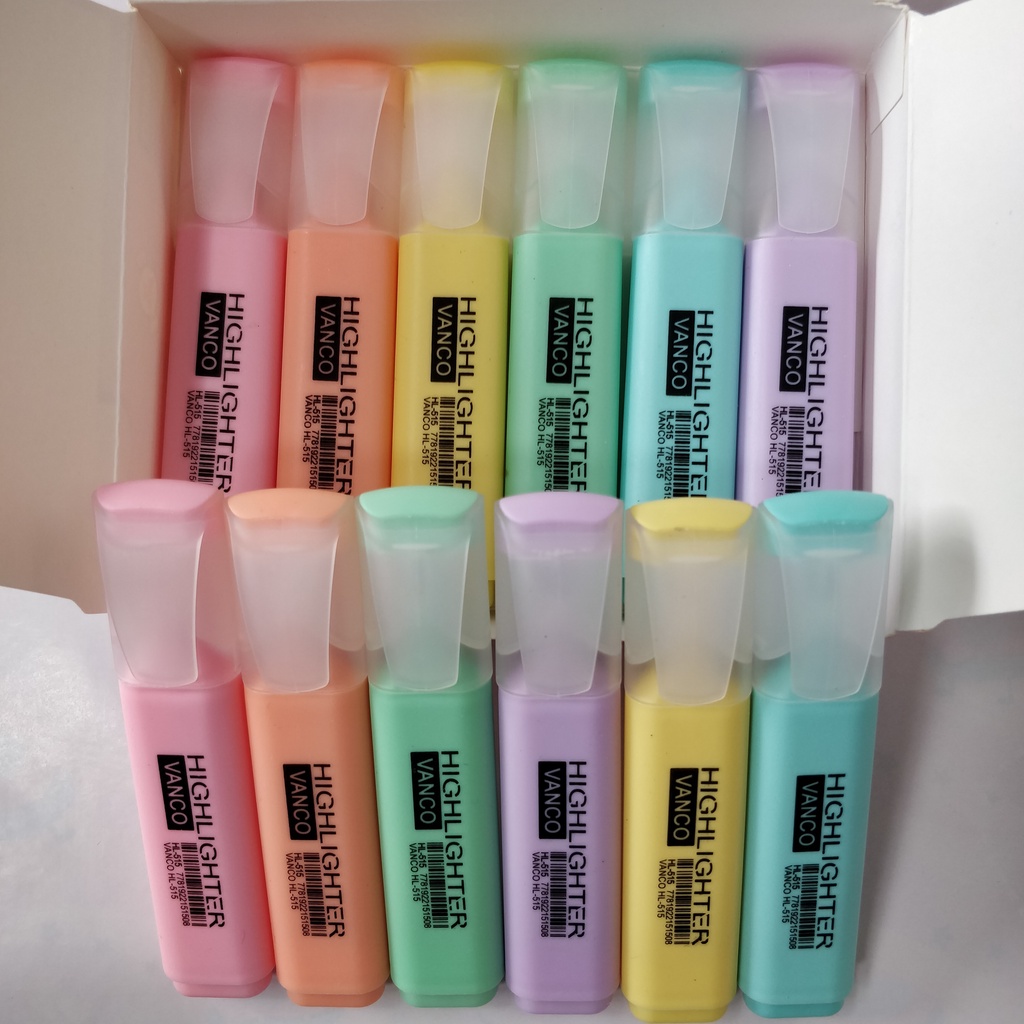 Jual Highlighter stabilo Vanco Per Pak | Shopee Indonesia
