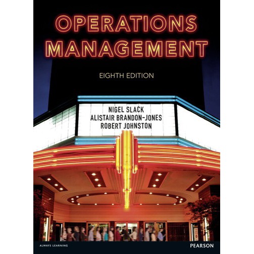 Jual Buku - Operations Management 8th Edition by Nigel Slack | Shopee ...