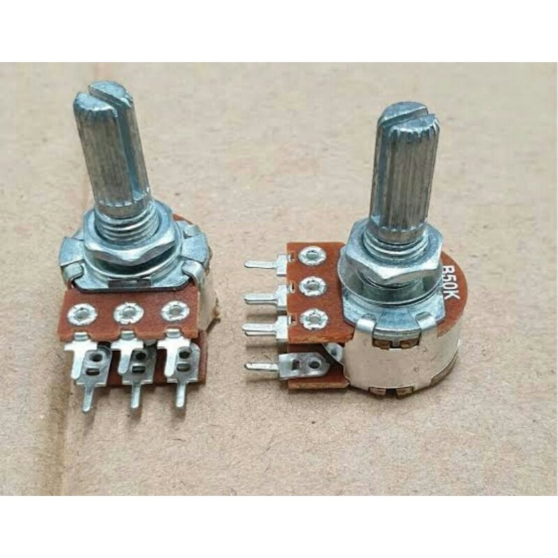 Jual Potensio / Volume Stereo 10k 20k 50k 100k | Shopee Indonesia