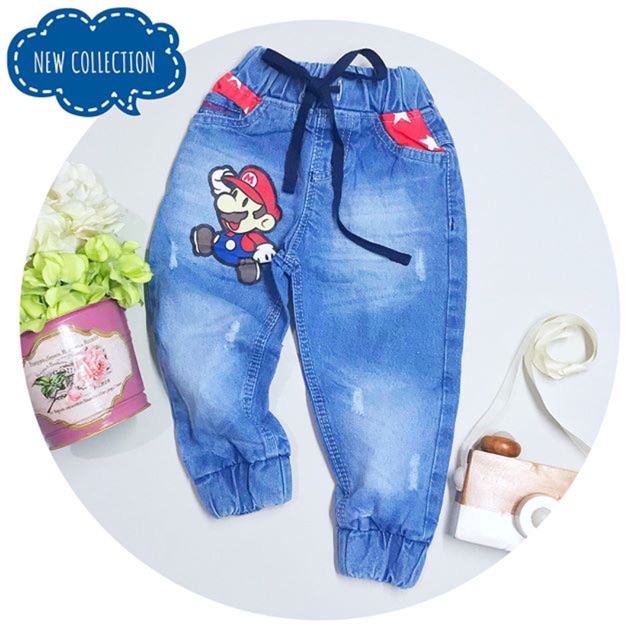 Jual JEANS JOGER SUPER MARIO | Shopee Indonesia