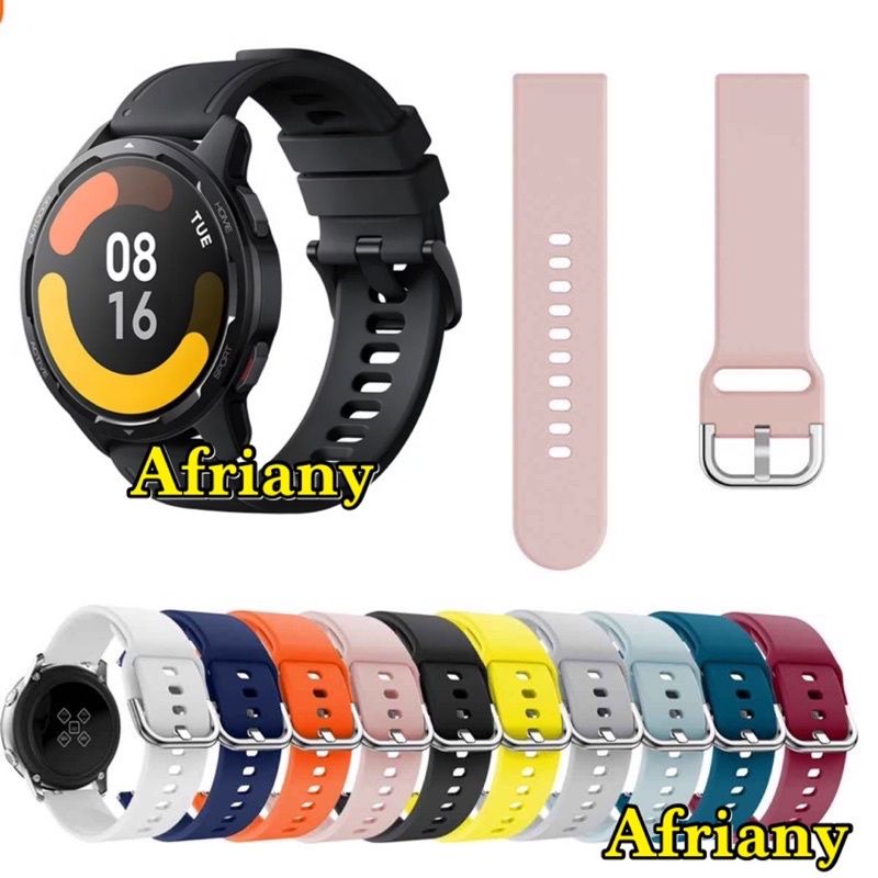 Jual Strap Xiaomi Watch S1 /S1 Active Tali Jam Rubber Colorful Buckle Model Active | Shopee ...