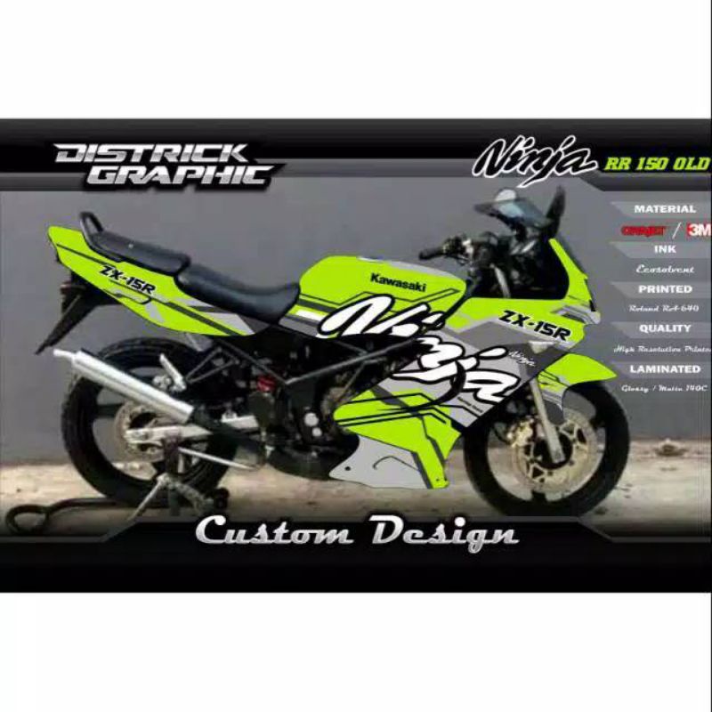 Jual font Ninja tangki fairing (hanya tulisan ninja saja) | Shopee ...