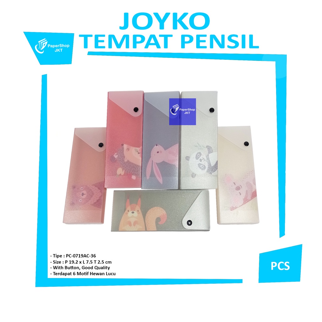Jual JOYKO - Tempat Pensil PC-0719A CF Animal Calender - Pcs | Shopee Indonesia