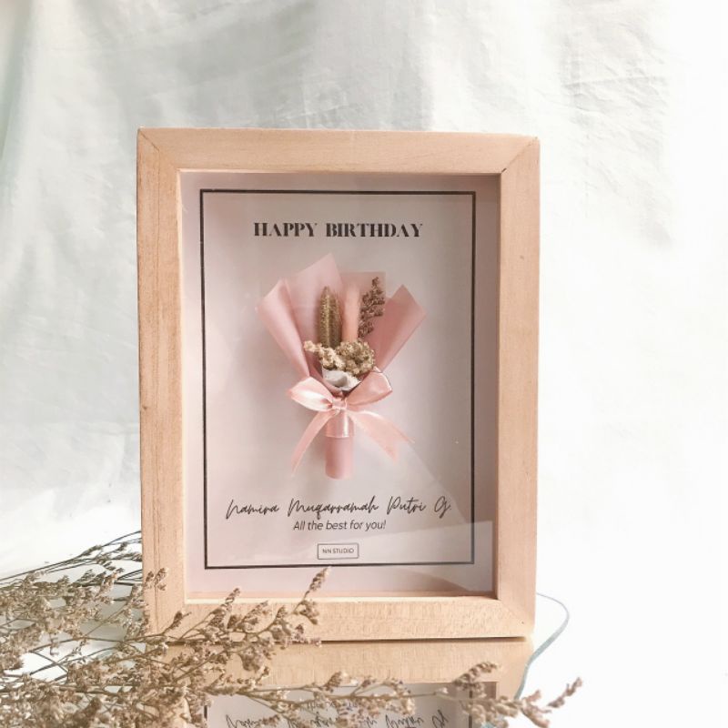 Jual Driedflower Frame - Bingkai bunga kering ukuran sedang | Shopee ...