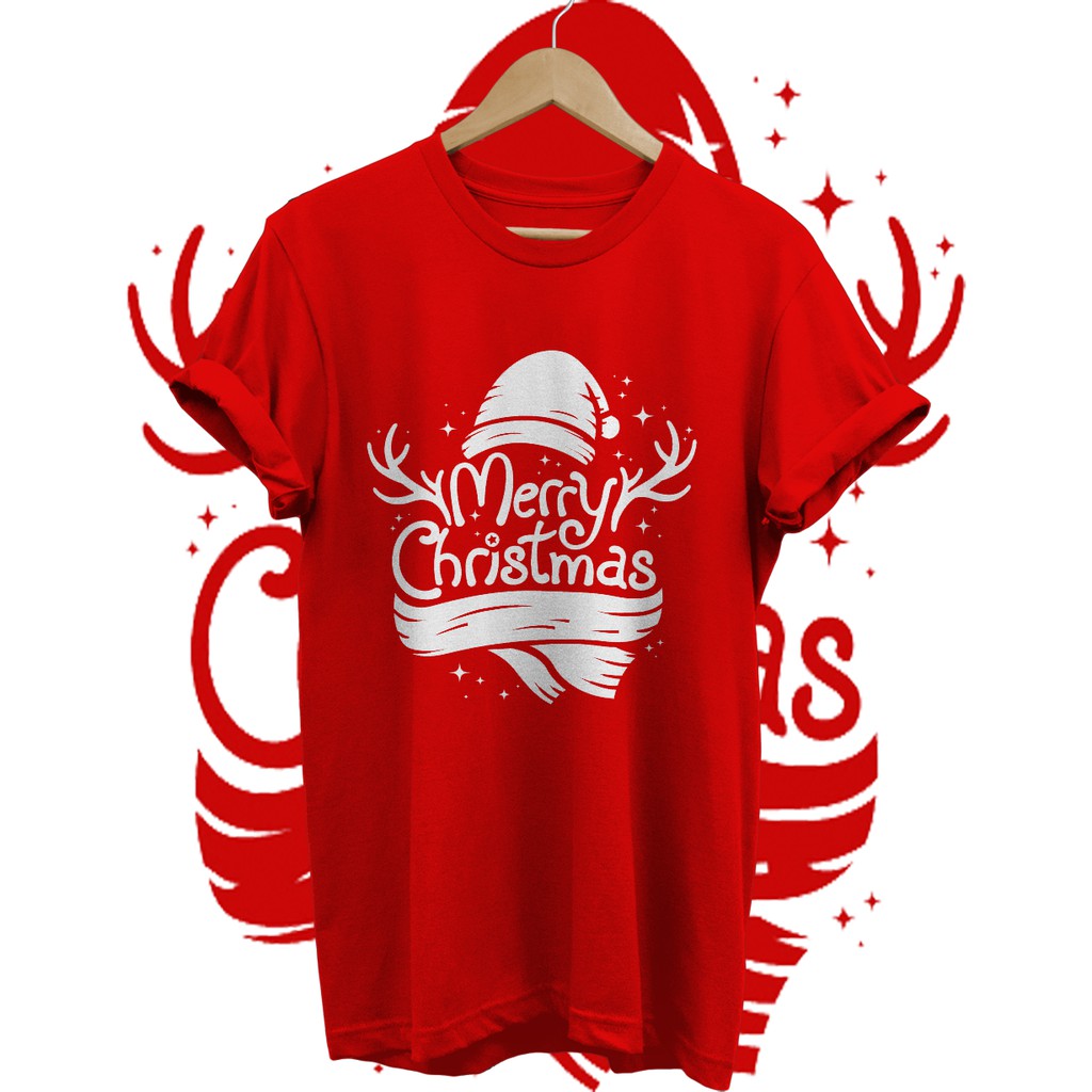 Jual KAOS CHRISTMAS SANTA NATAL 1(BISA PILIH WARNA SABLON DAN WARNA ...