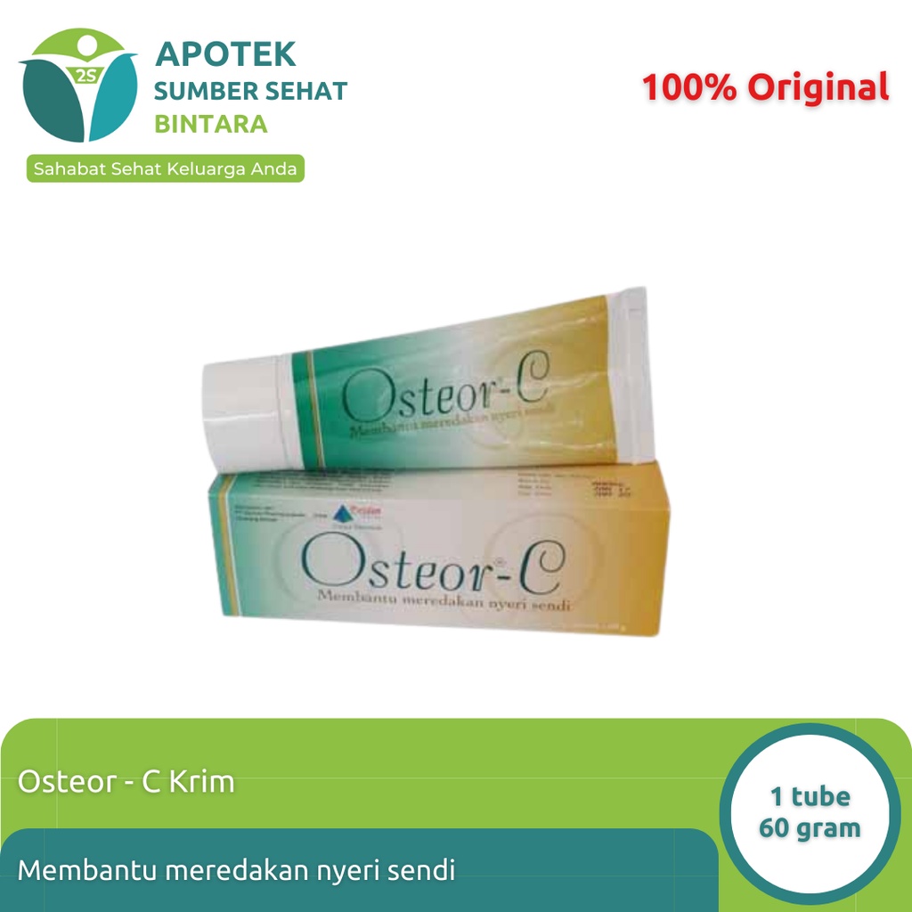 Jual Osteor C Krim Pereda Nyeri Sendi 1 Tube 60 gram | Shopee Indonesia