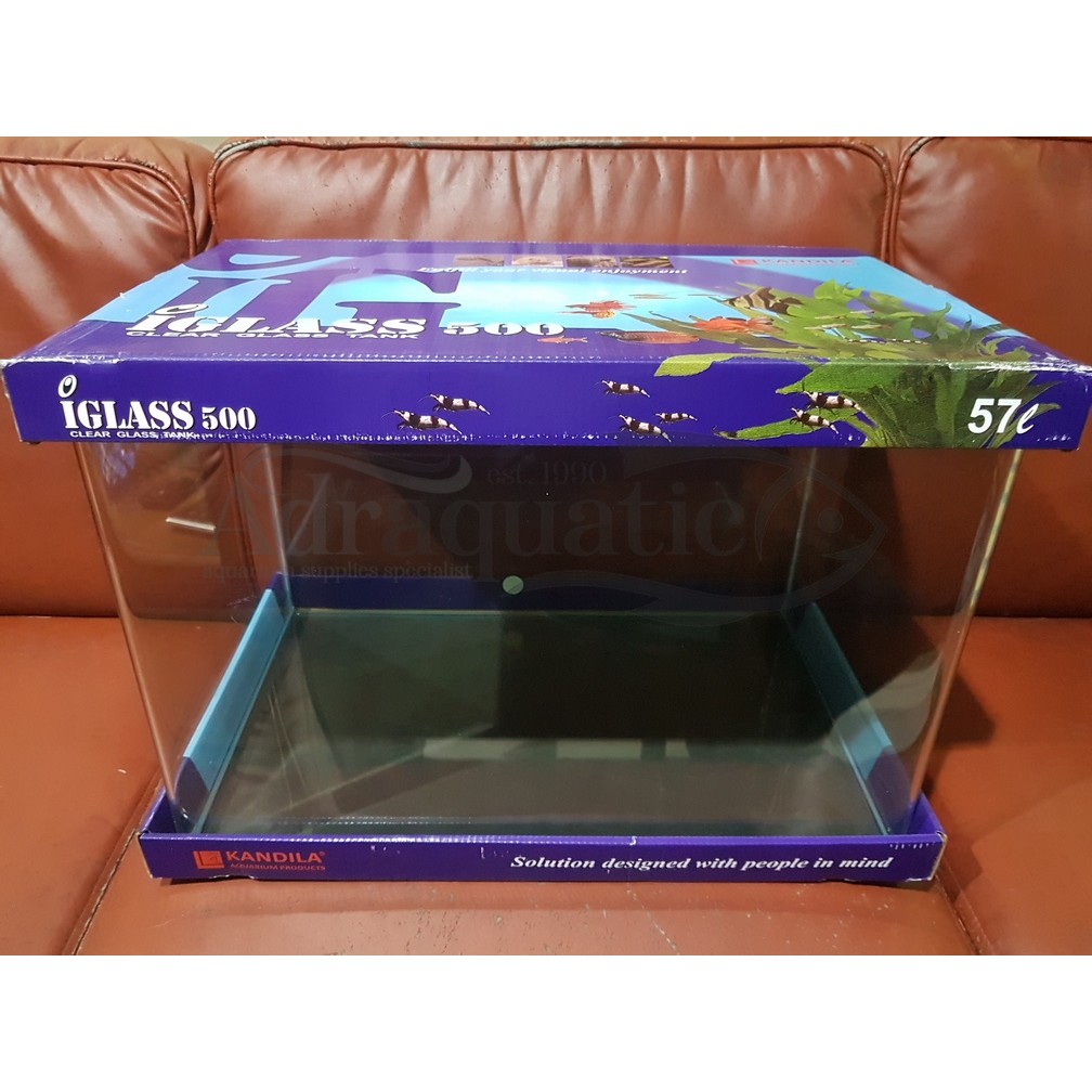 Jual AQUARIUM BENDING IGLASS 500 KANDILA 54L 50X32X34 CM 54 LITER KACA DEPAN PINGGIR LENGKUNG ...