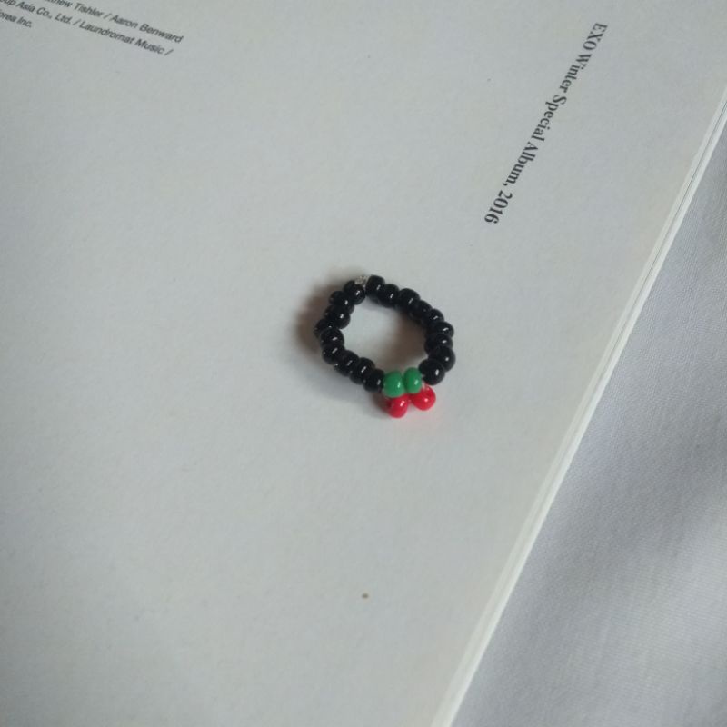Jual [BACA DESKRIPSI] RING BEADS CINCIN MANIK KOREAN KPOP AESTHETIC ...