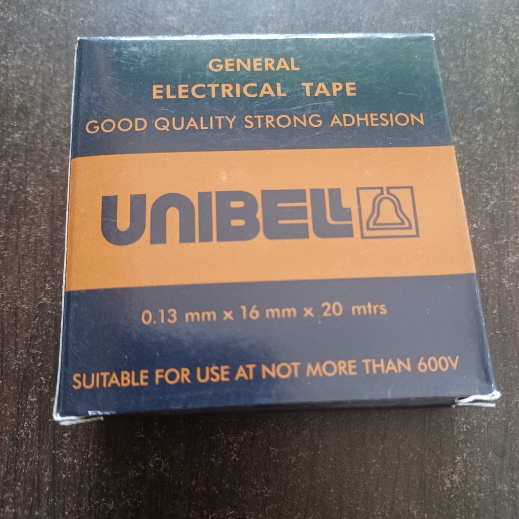 Jual Isolasi listrik unibell / isolasi hitam unibell electric | Shopee ...