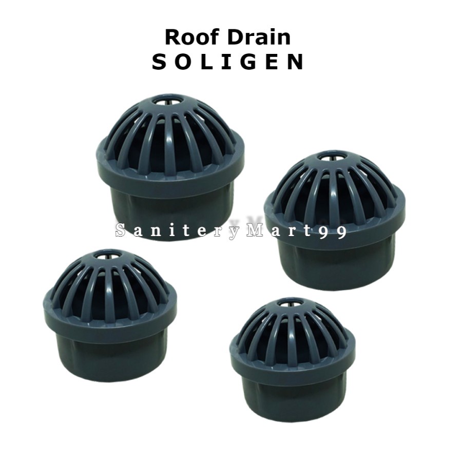 Jual ROOF DRAIN PVC SOLIGEN SARINGAN PEMBUANGAN TALANG AIR 2" 2.5" 3 ...