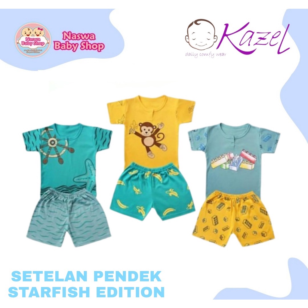 Jual Kazel Setelan Pendek Starfish Edition | Shopee Indonesia
