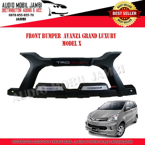 Jual BUMPER DEPAN FRONT BUMPER AVANZA GRAND LUXURY TRD MODEL X ...