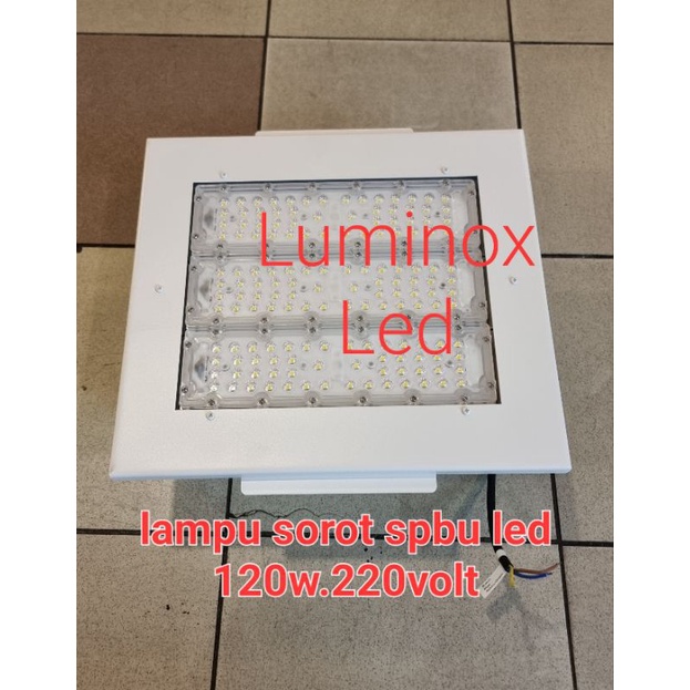 Jual lampu canopy spbu 120w 120watt / ceiling plafon pom bensin led 120 ...