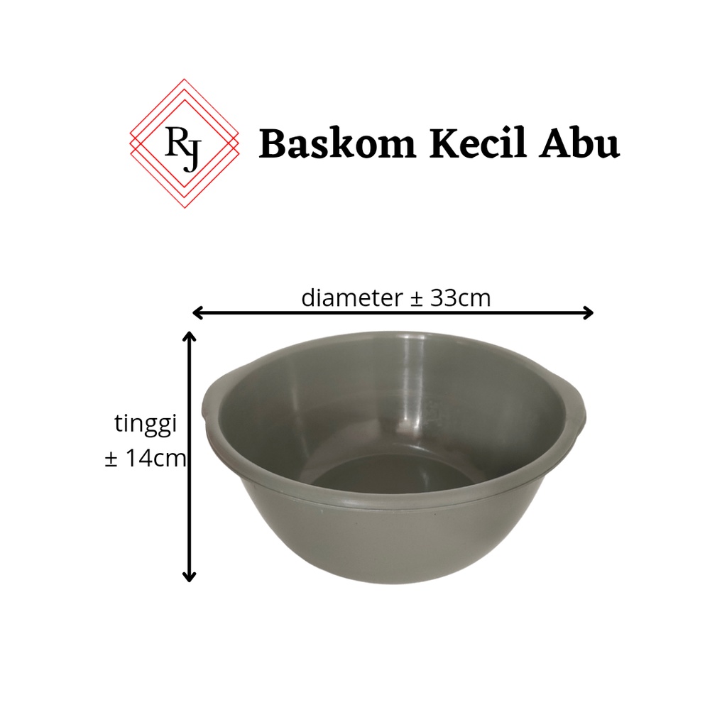 Jual Bak / Ember / Baskom Sayur Plastik Kecil Bundar Abu | Shopee Indonesia