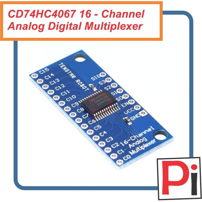 Jual CD74HC4067 16-Channel Analog Digital Multiplexer Breakout Board ...