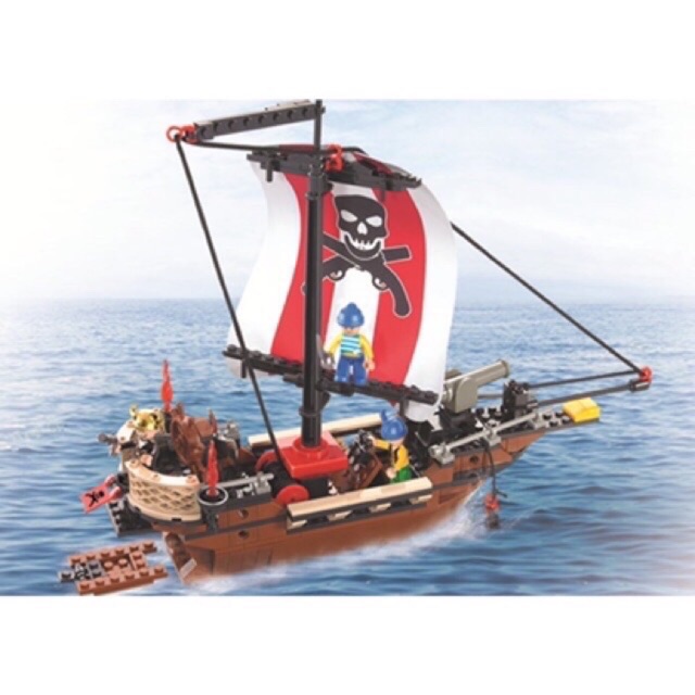 Jual Mainan Lego Sluban Pirate Ship Kapal Bajak Laut Original Kualitas ...