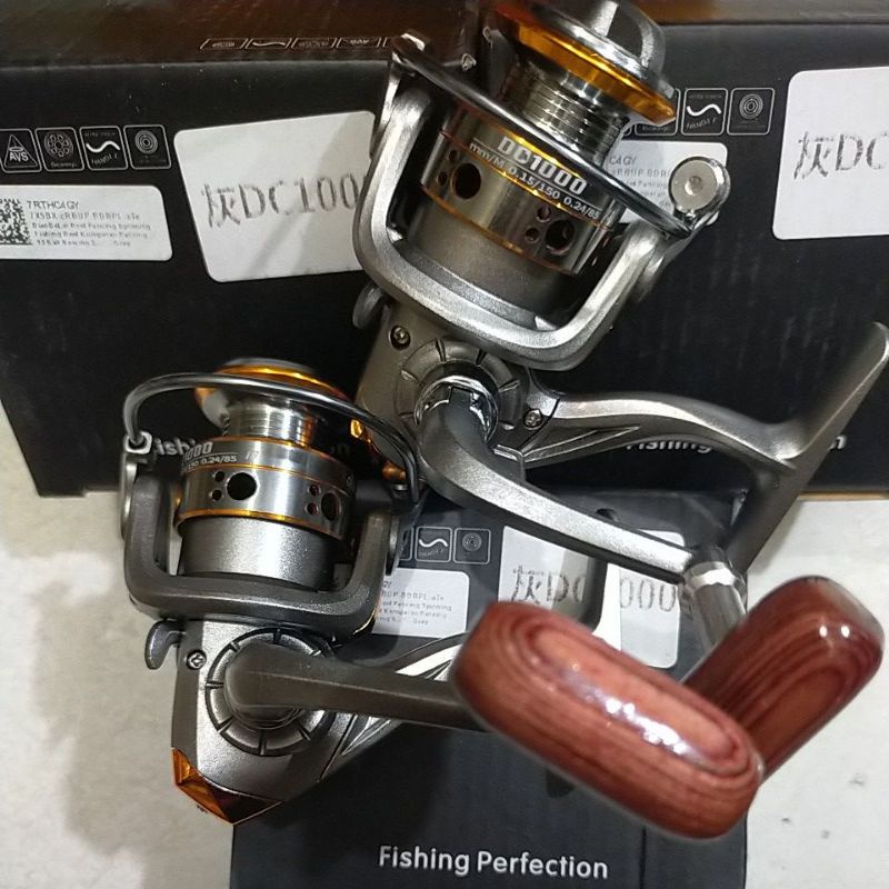 Jual Reel DC 1000 13bb Fishing Perfection Ratio 4:8:1 (Spool Aluminium ...