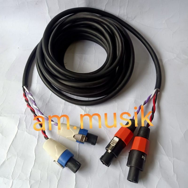 Jual KABEL SPEAKER CRIMSON 4x1,5 SPIKON TO SPIKON TUM 10 METER SIAP ...