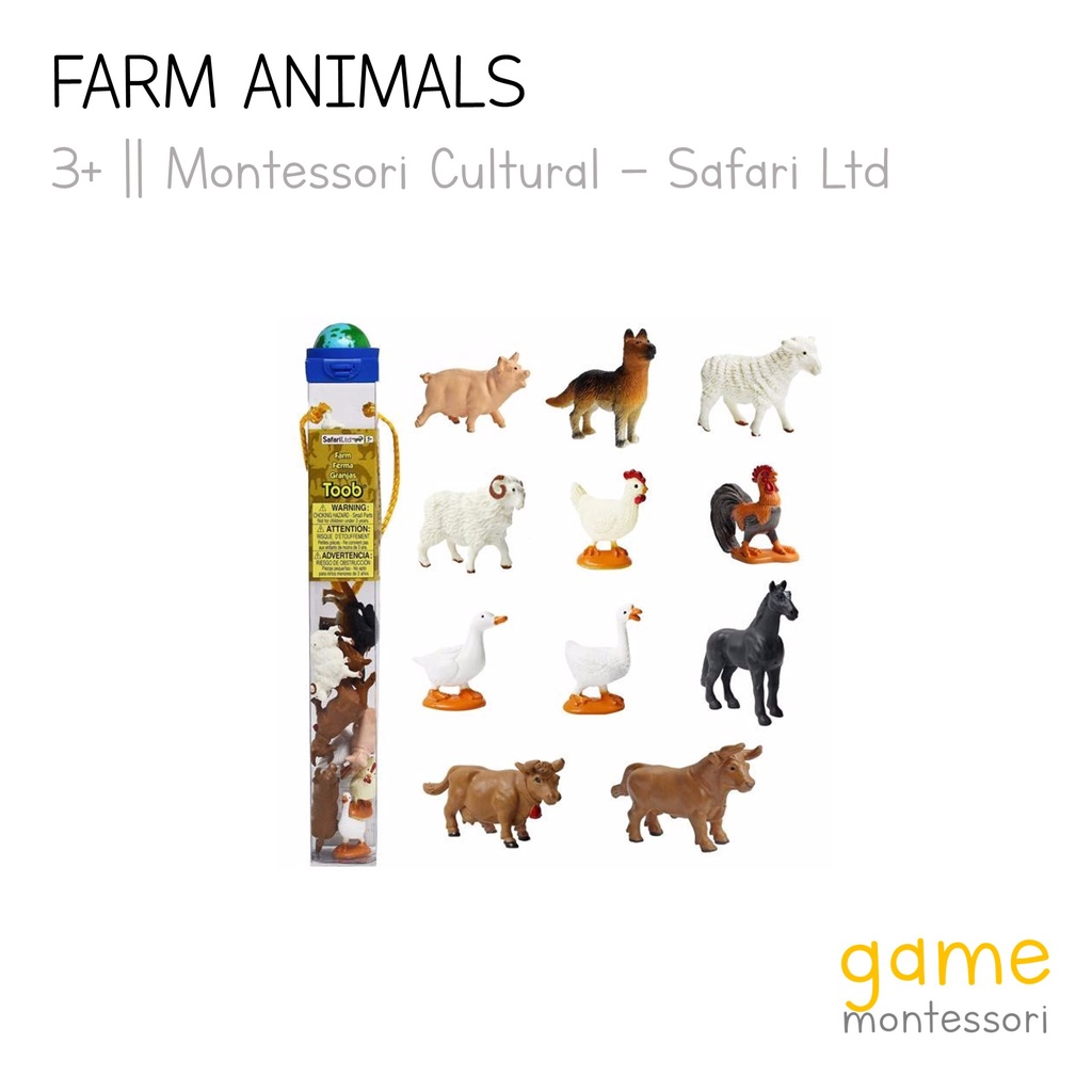 Jual Safari Ltd Farm Animal Toob | Shopee Indonesia