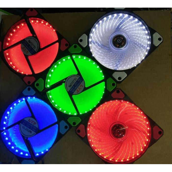 Jual COOLING FAN 12CM LED / EXTRA FAN 12CM LED / FAN CASING 12CM LED ...