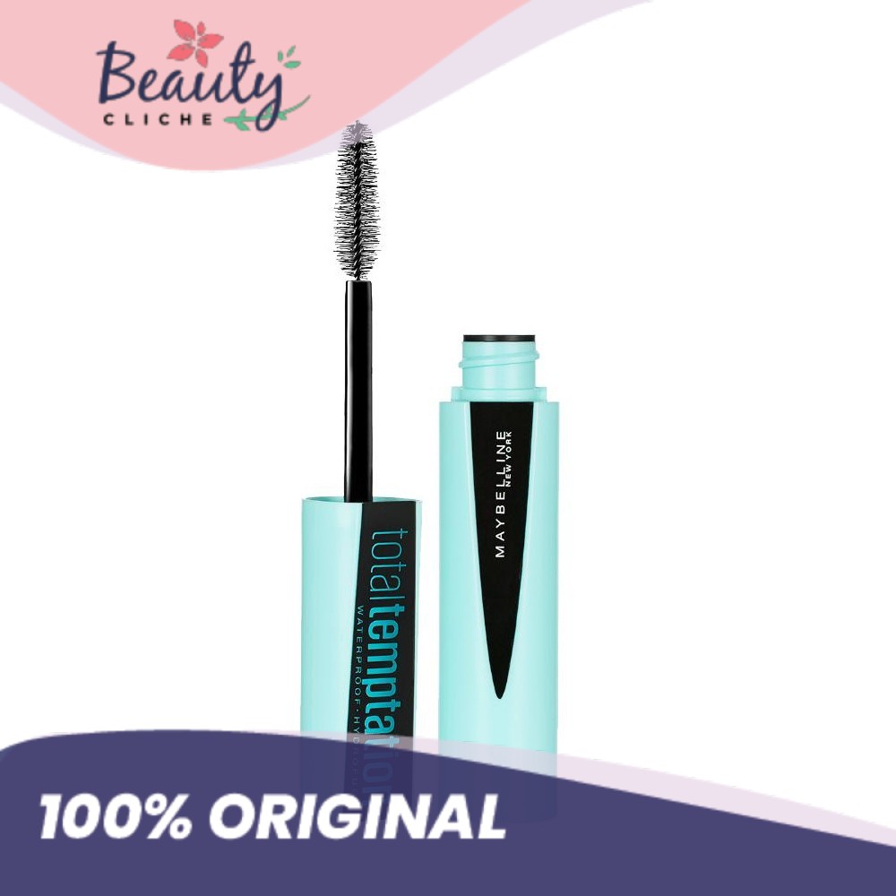 Jual Mascara Waterproof Maybelline Total Temptation Eyes MakeUp - Hitam ...