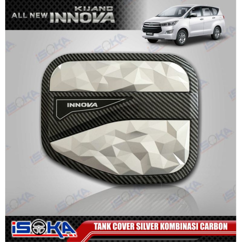 Jual tank cover all new innova carbon combinasi | Shopee Indonesia
