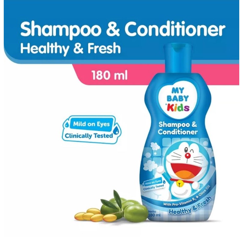 Jual My Baby Kids Shampoo & Conditioner Blue (180 ml) | Shopee Indonesia